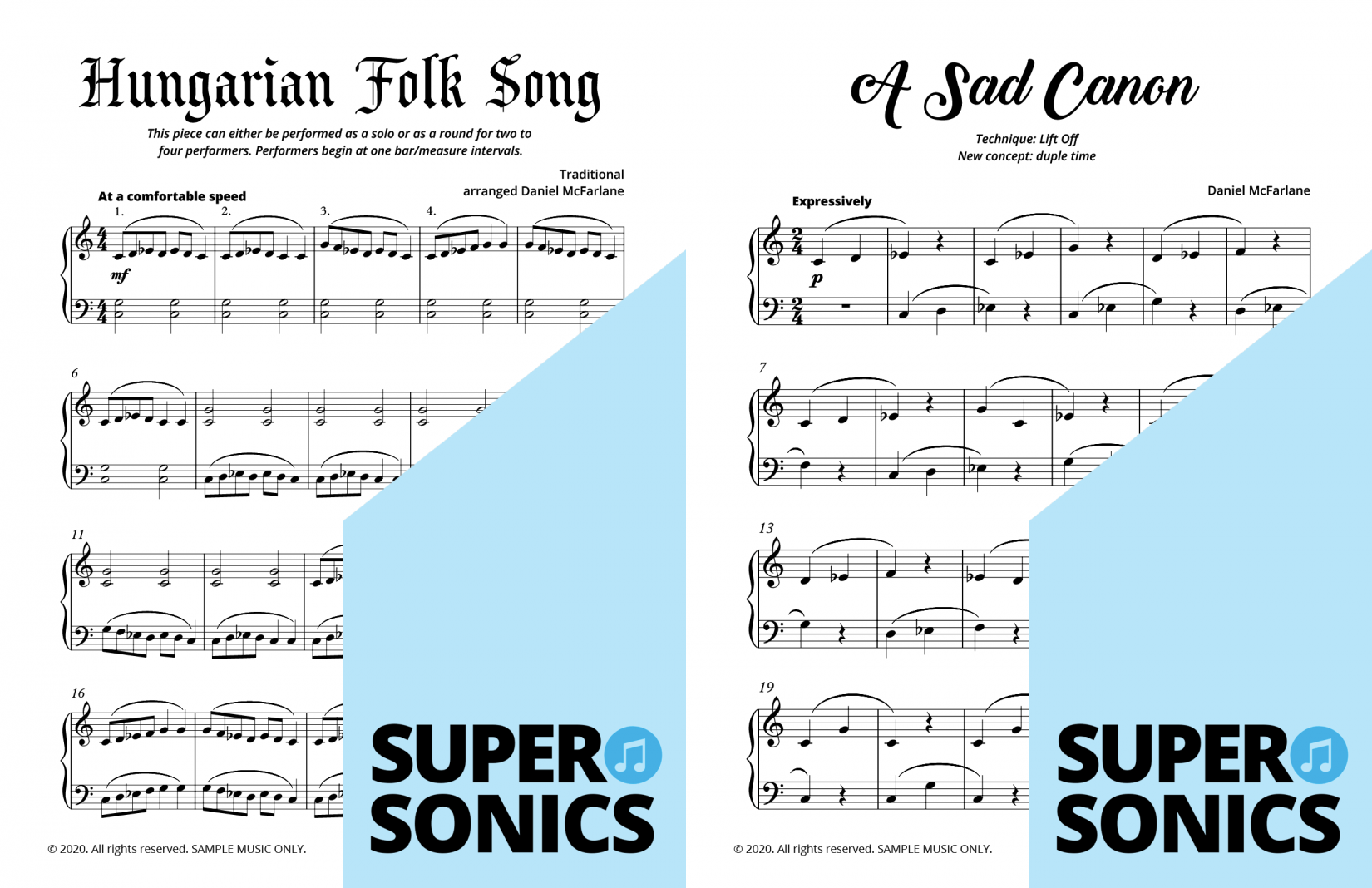 Supersonics Piano Method Quick Start A