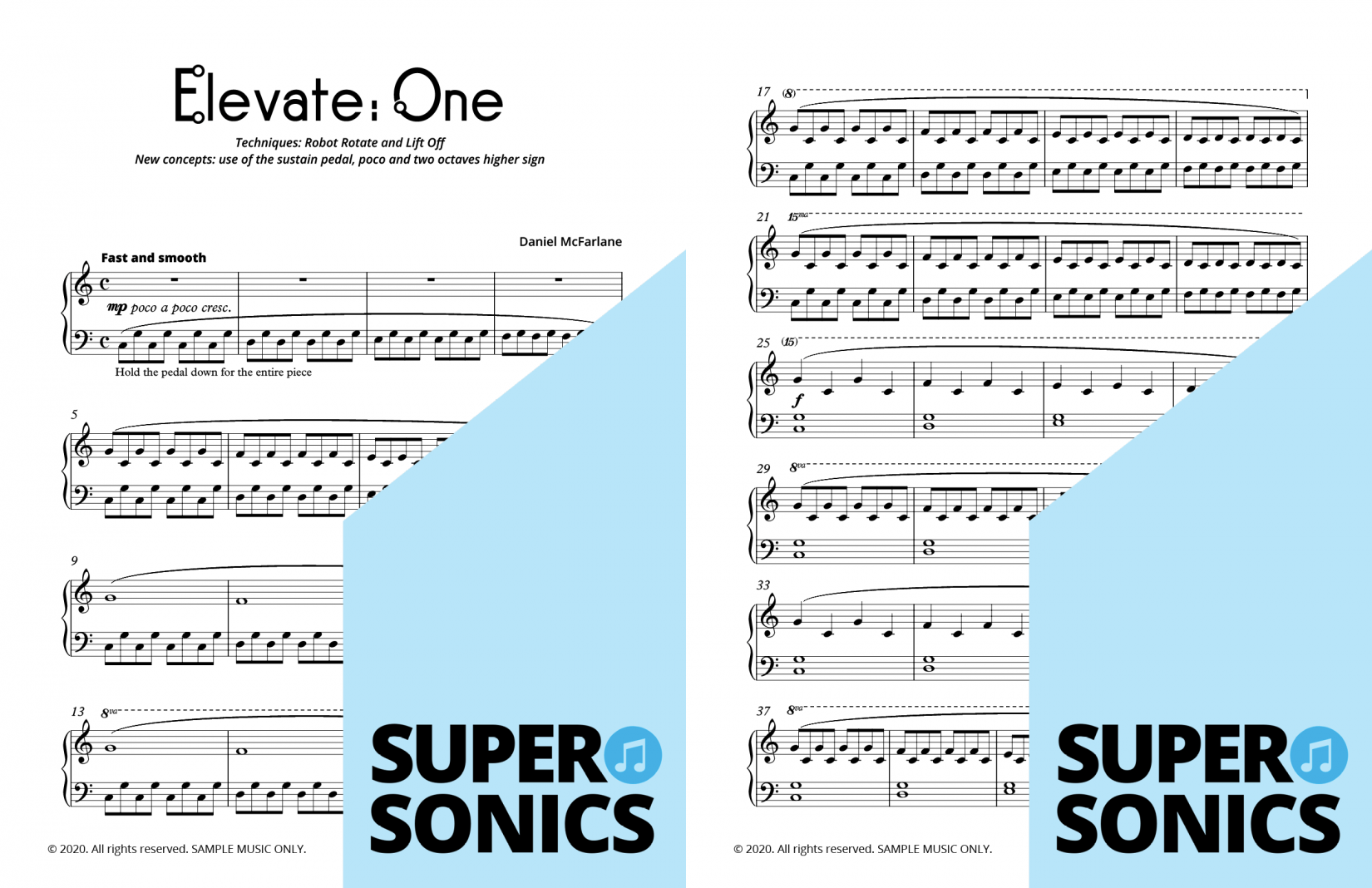 Supersonics Piano Method Quick Start A