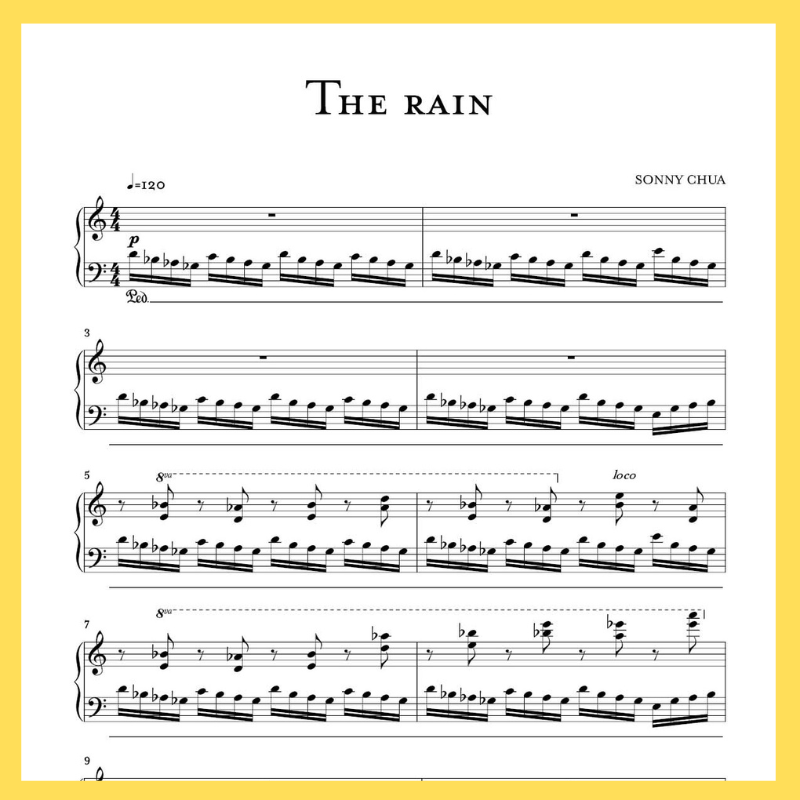 The Rain (Advanced - Grade 7) - Supersonics Piano