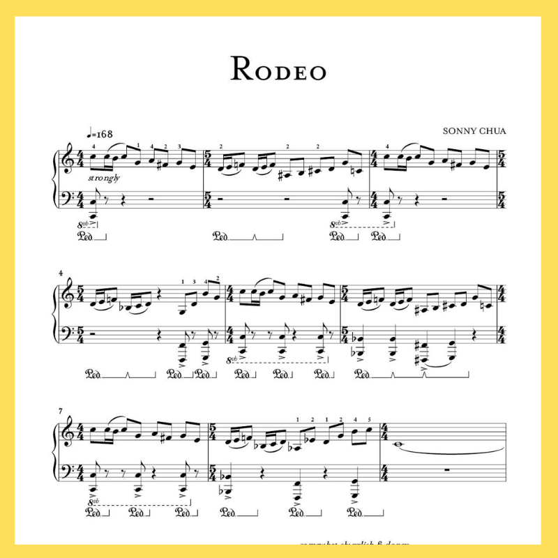 Rodeo (Advanced - Grade 8) - Supersonics Piano